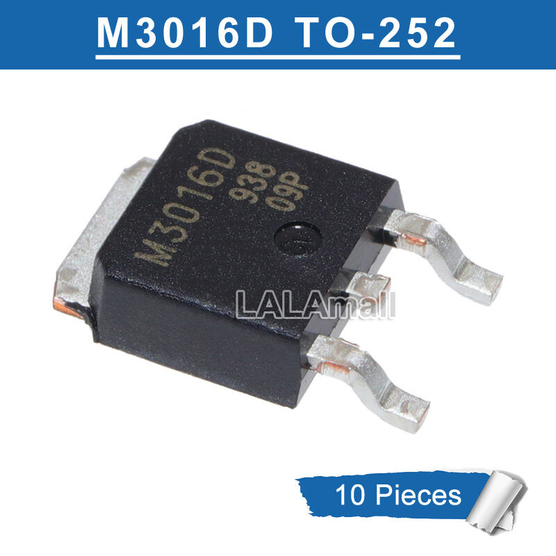 10pcs M3016D TO-252 QM3016D TO252 M30160 QM3016 SMD 96A 30V N-channel MOSFET Transistor new ...