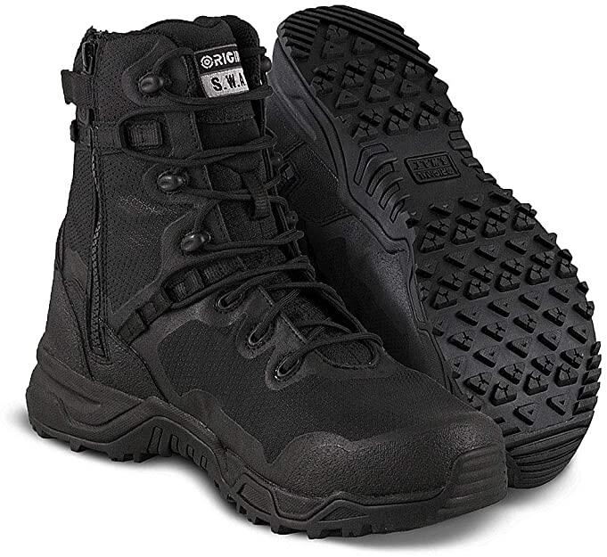 Original SWAT Alpha Fury Side Zip Boot (Black Color), Kasut Operasi ...