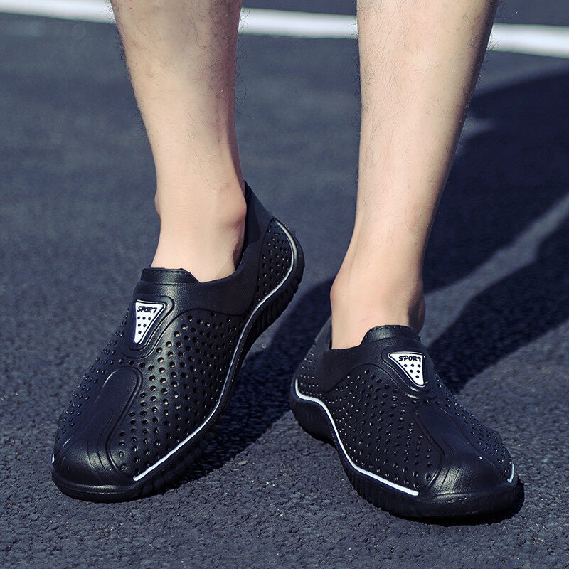 STNPO รองเท้าแตะผู้ชาย,รองเท้าลำลอง Eva Ringan Selipar Pantai-Slip ...