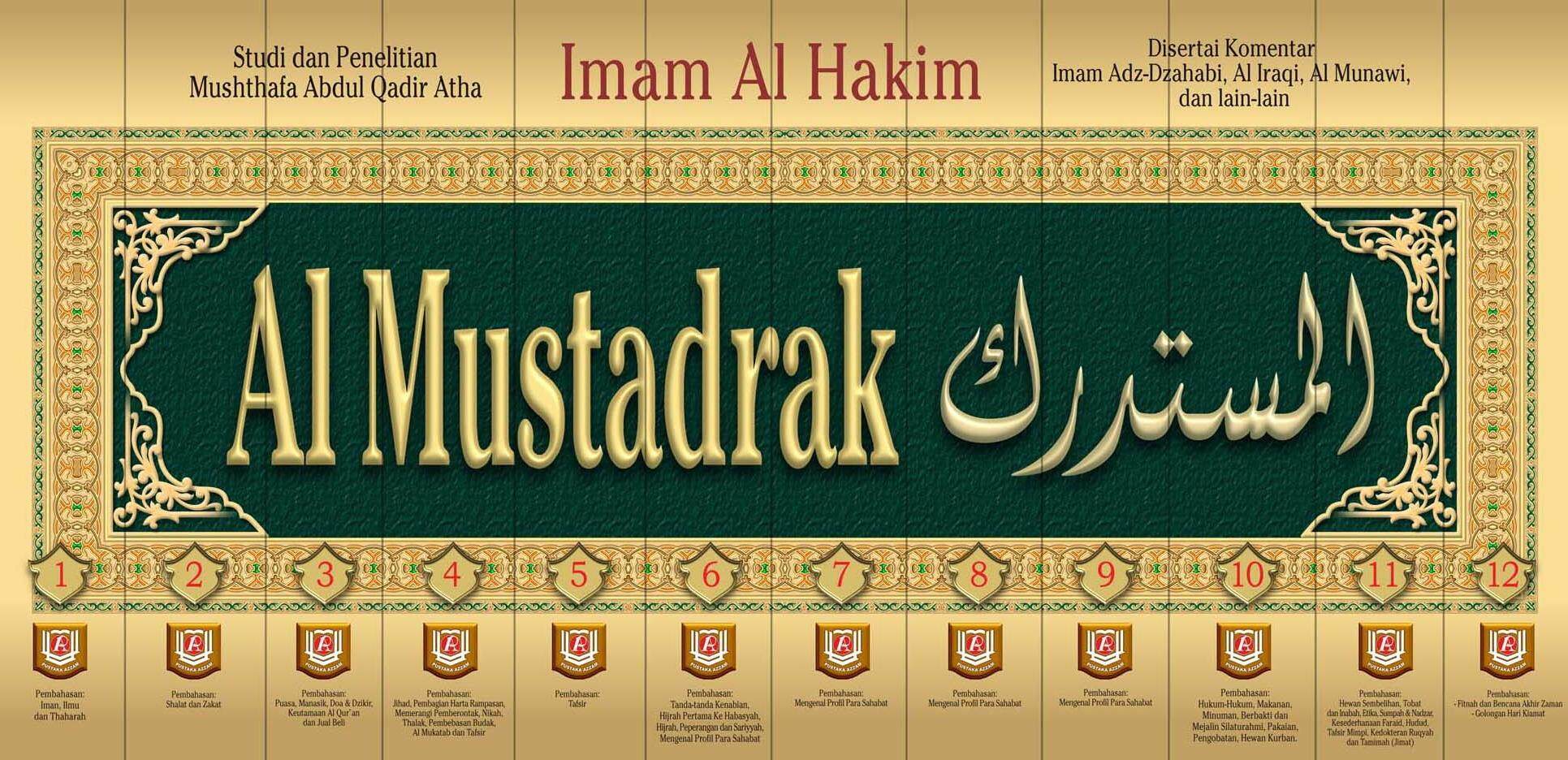 Al-Mustadrak, Kitab Hadis Karya/Susunan Al-Imam Al-Hakim / Edisi ...