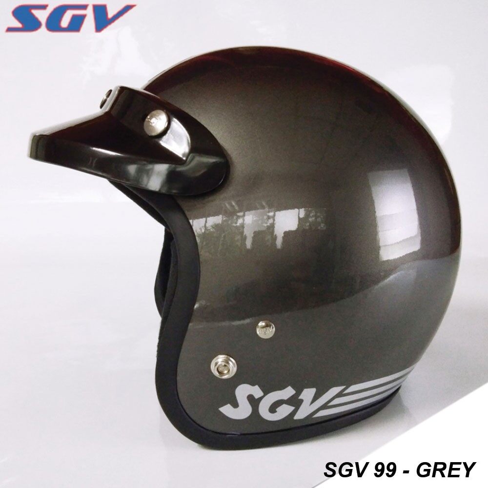 SGV 99ND Helmet SGV99 Topi Keledar Grey Kelabu | Lazada