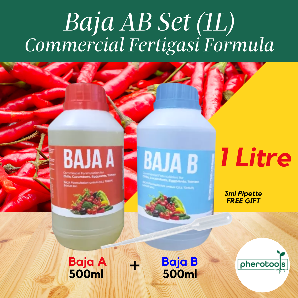 Pherotools Set Baja AB cecair (2x 500ml) & (2x1L) (Pherotools ...