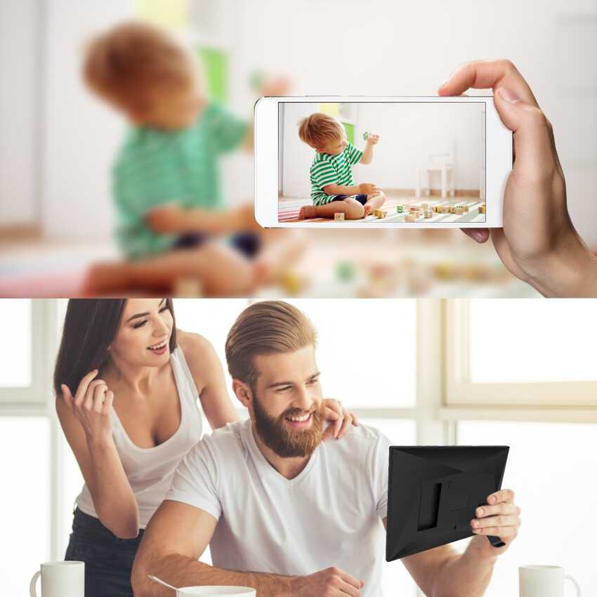10.1 Inch WiFi Digital Picture Frame Cloud Digital photo frame with ...