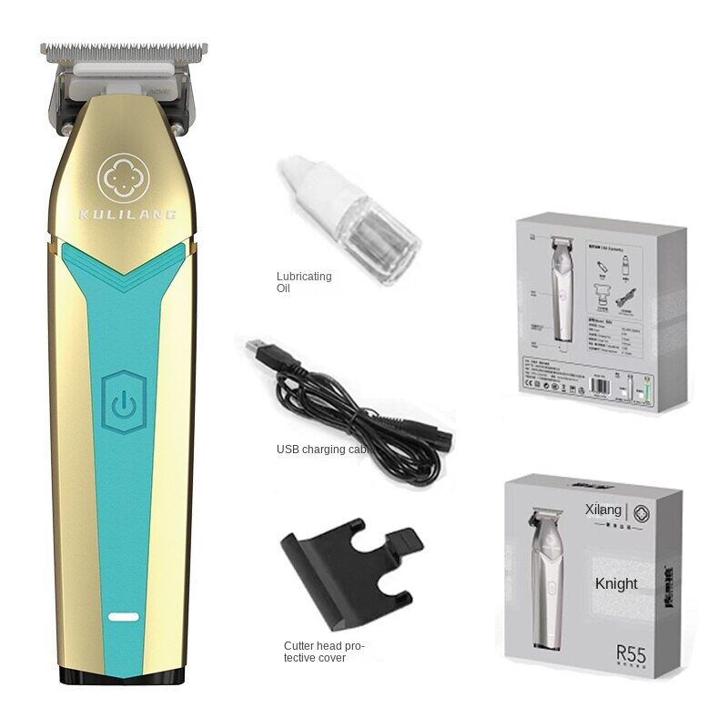 Akemei Curry Wolf R55 oil head reasoning hair shop dedicated carving ...