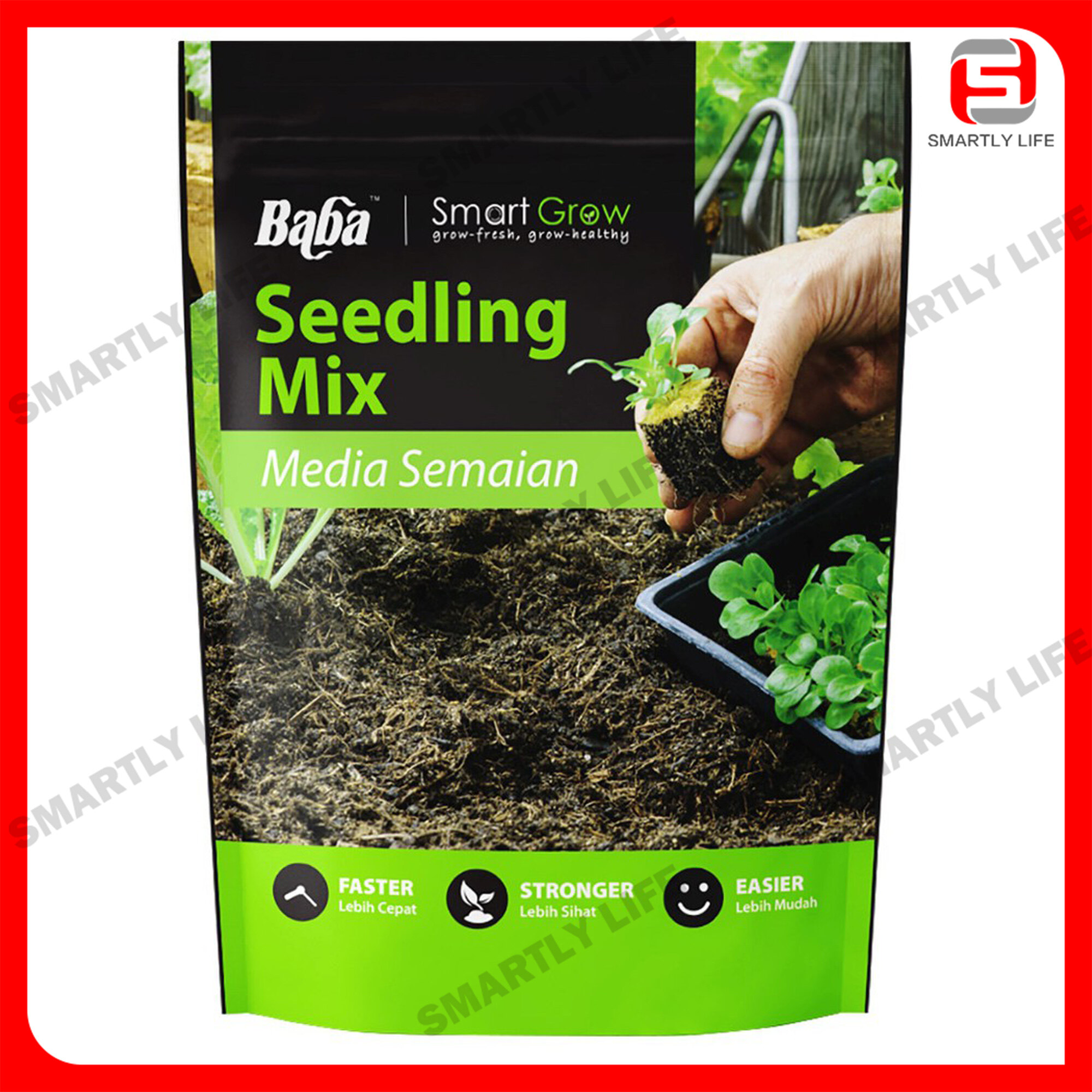 Baba Seedling Soil Seedling Mix 3L | Seedling Substrate | Tanah Semaian ...