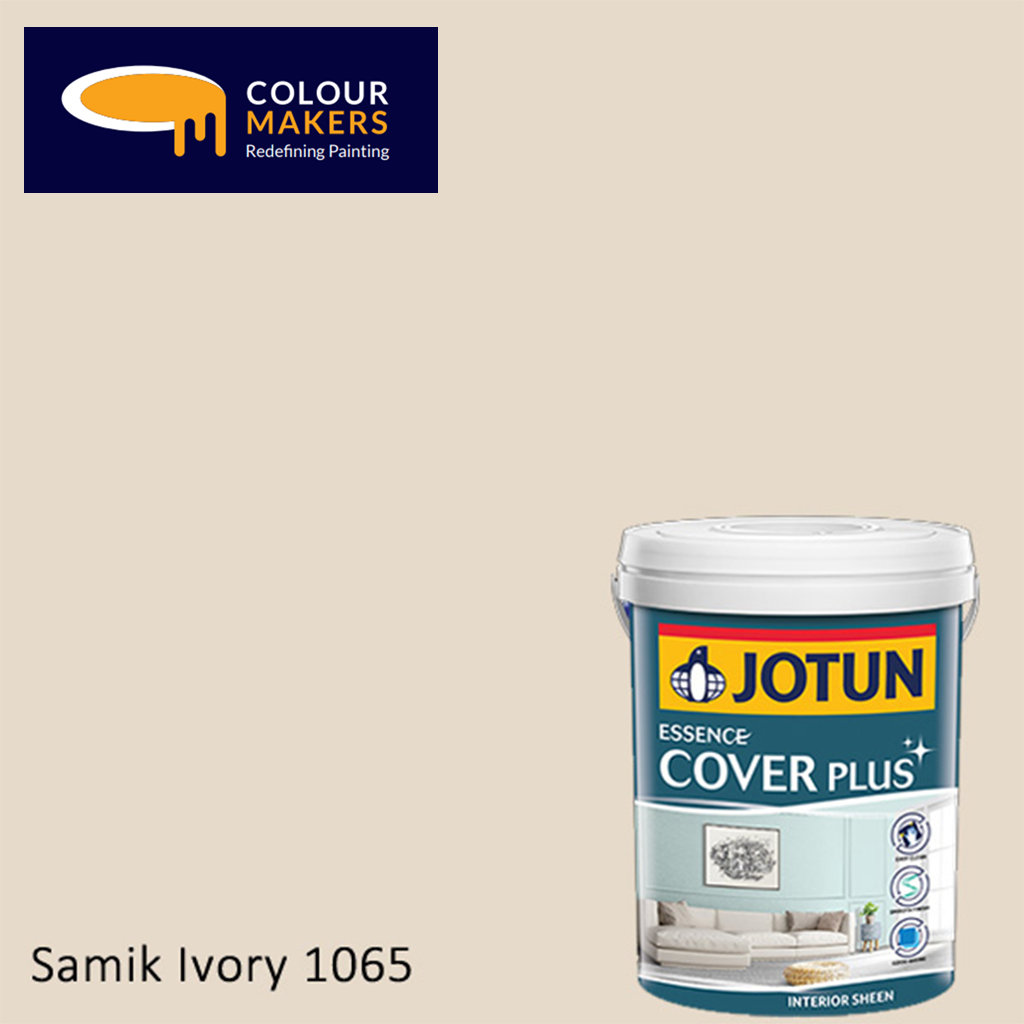 JOTUN ESSENCE COVER PLUS SHEEN 1065 SAMIK IVORY 5L | Lazada