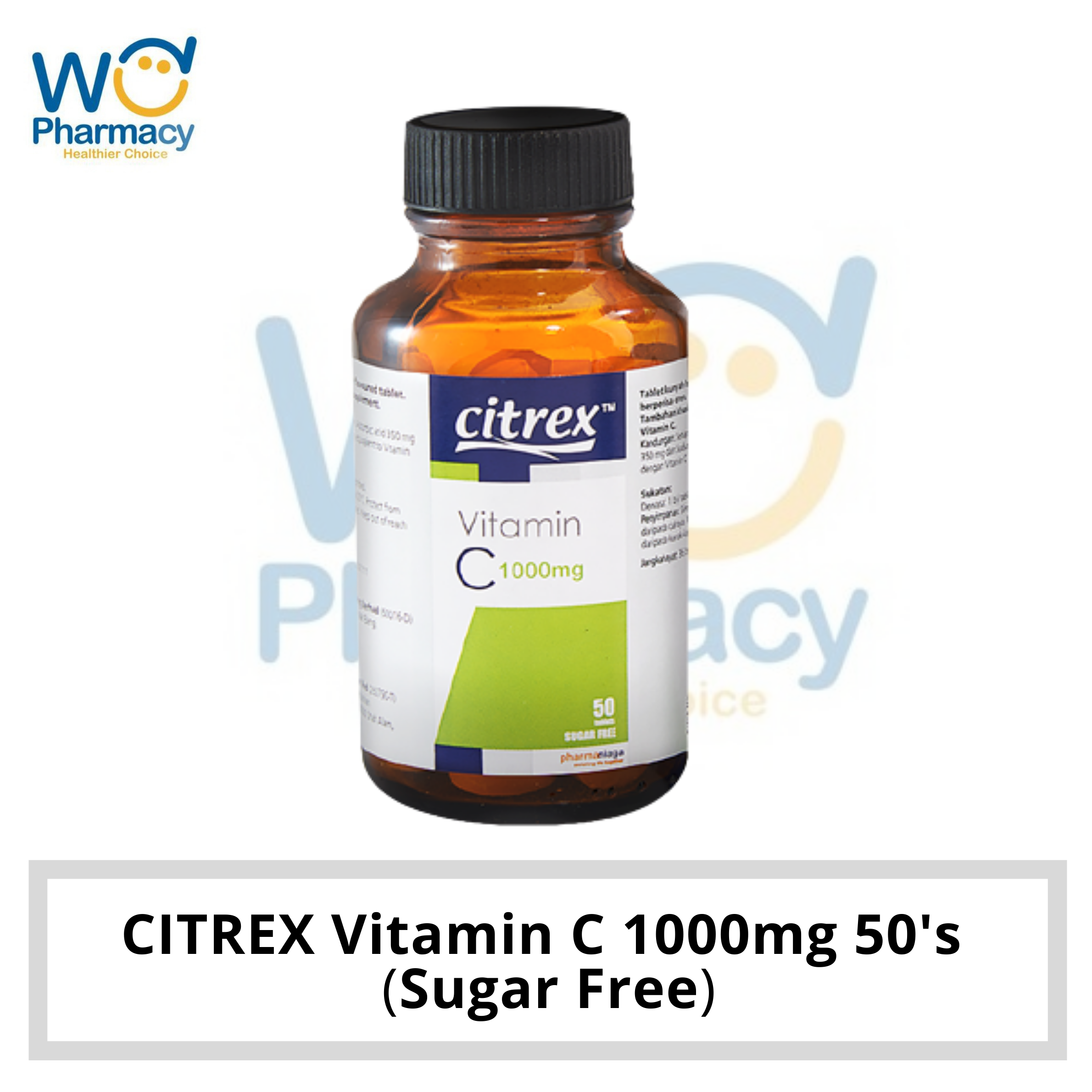 CITREX Vitamin C 1000mg 50's / 2x50's Sugar Free | Immune System ...