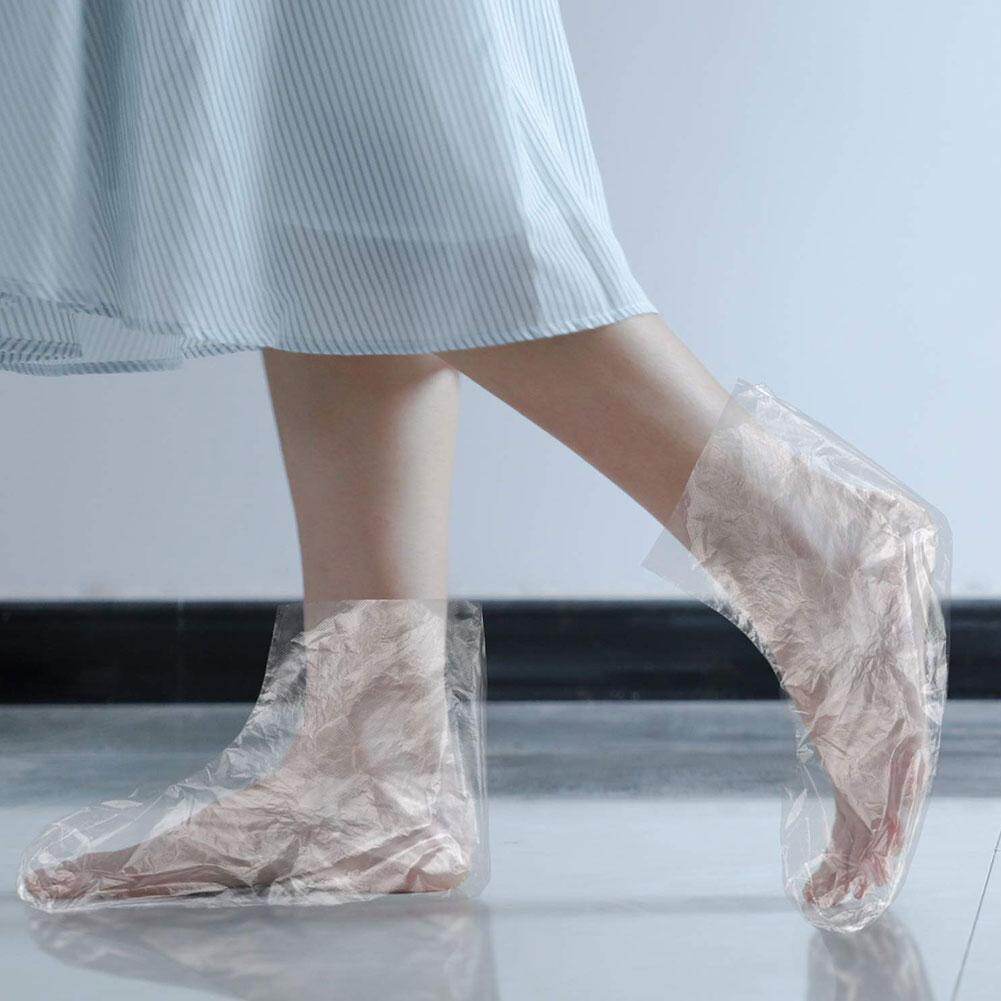 HOLD LIVE 100PCS Disposable Foot Mask Plastic Foot Foot Cover Care ...