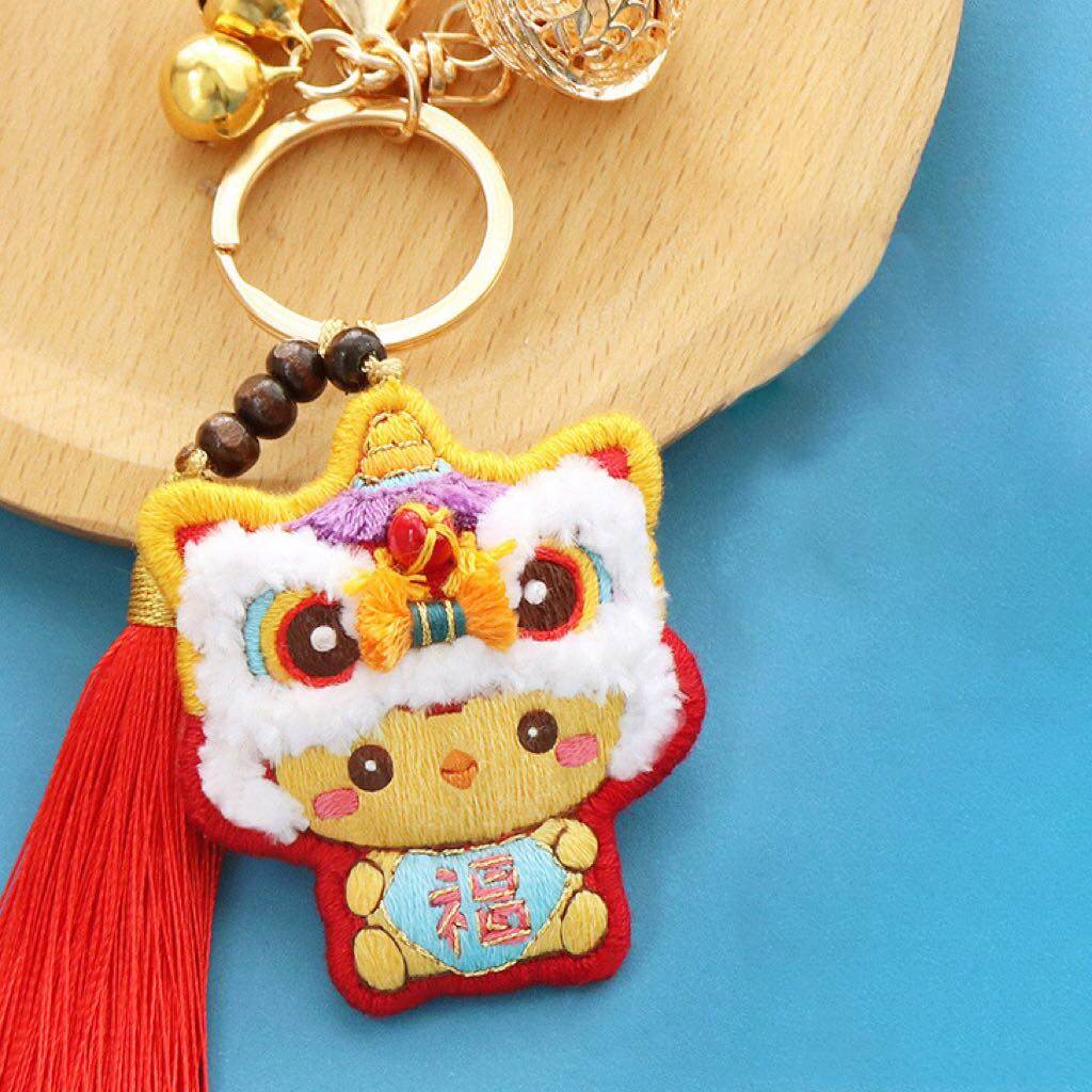 Ready Stoc Zodiac Embroidered Sachet DIY CIxiu Handmade Gift 12生肖刺绣 ...