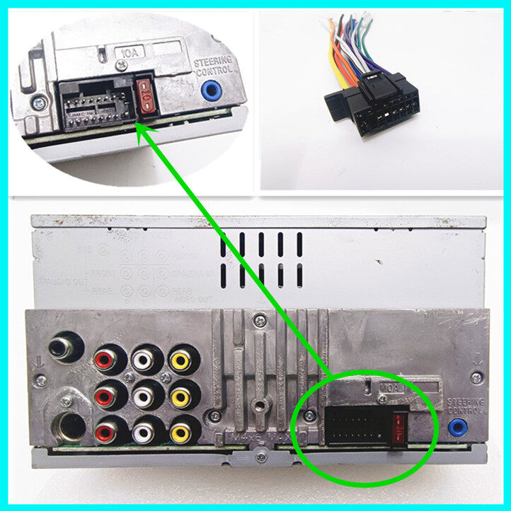 SONY 16PIN WIRE HARNESS DOUBLE DIN RADIO Car Stereo Receiver CONNECTOR CABLE PLAYER SOCKET Lazada Lazada