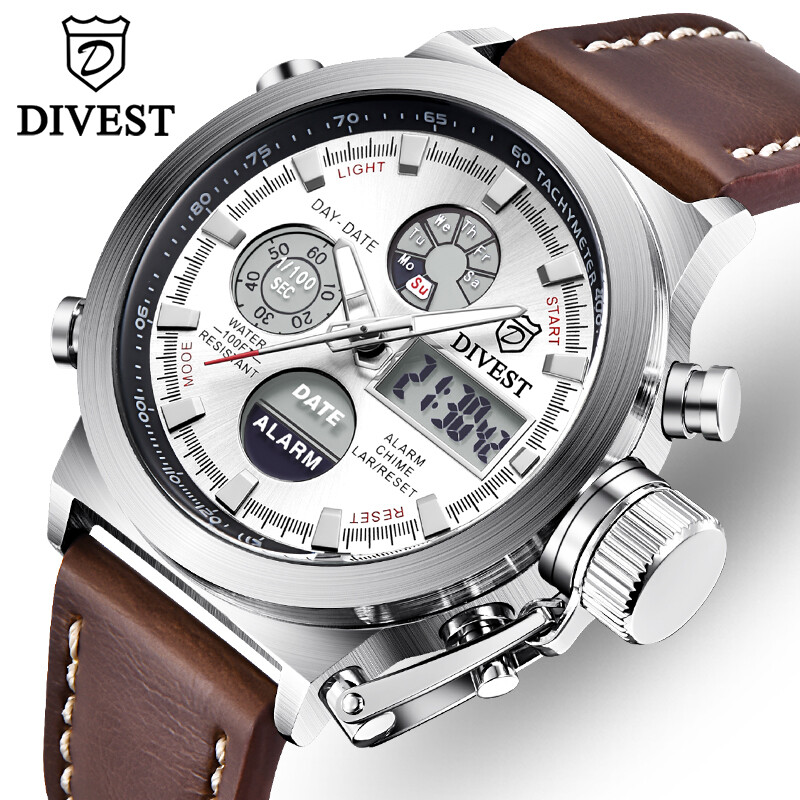 DIVEST แบรนด์ชั้นนำของผู้ชายนาฬิกาแฟชั่นระดับไฮเอนด์โครโนกราฟกันน้ำ ...