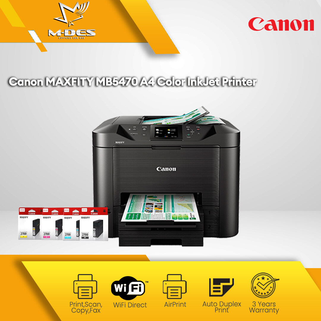 Canon MAXIFY MB5470 Wireless All In One Business InkJet Printer ( Print ...
