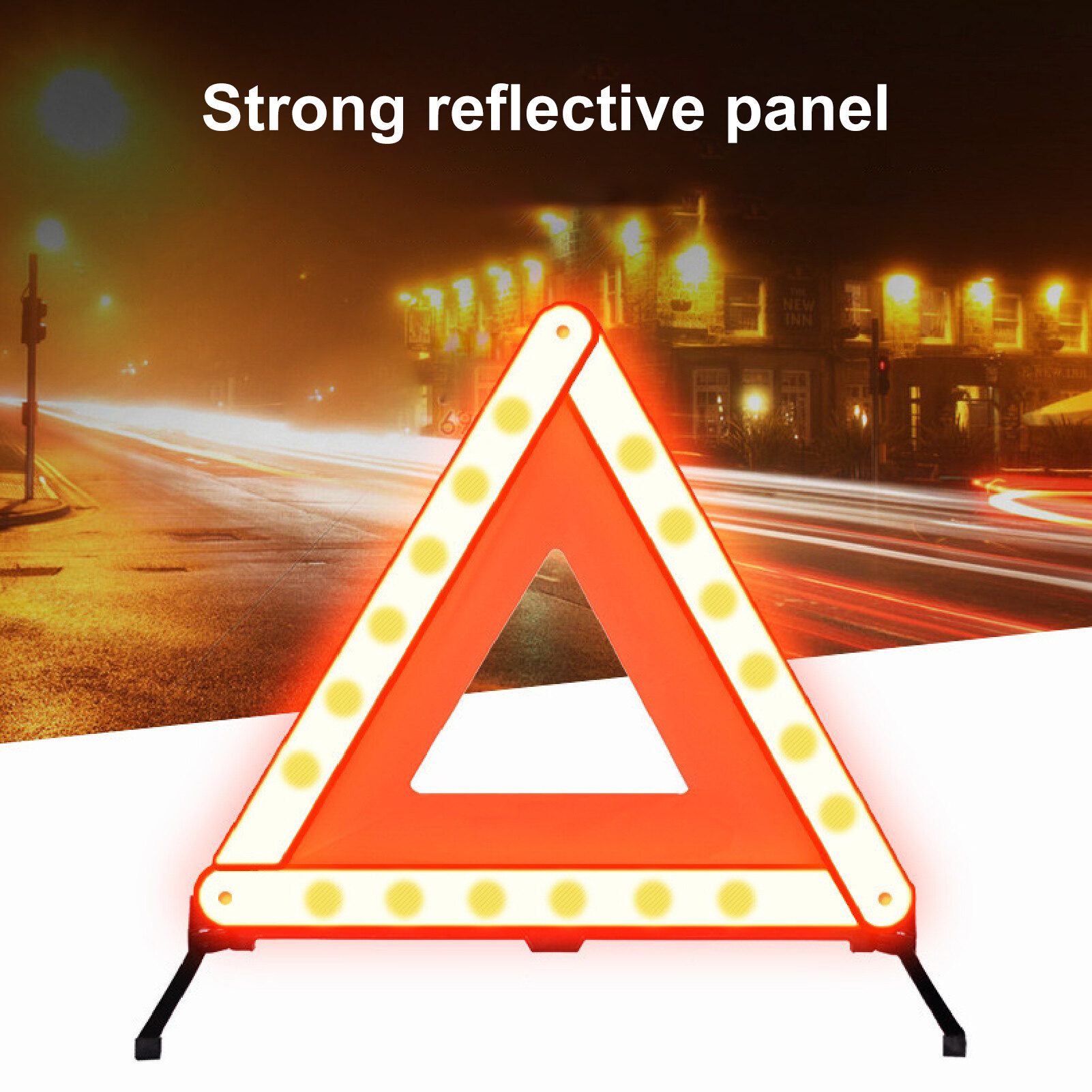 Triangle Reflector Not Easy To Break Good Stability Sturdy Roadside ...