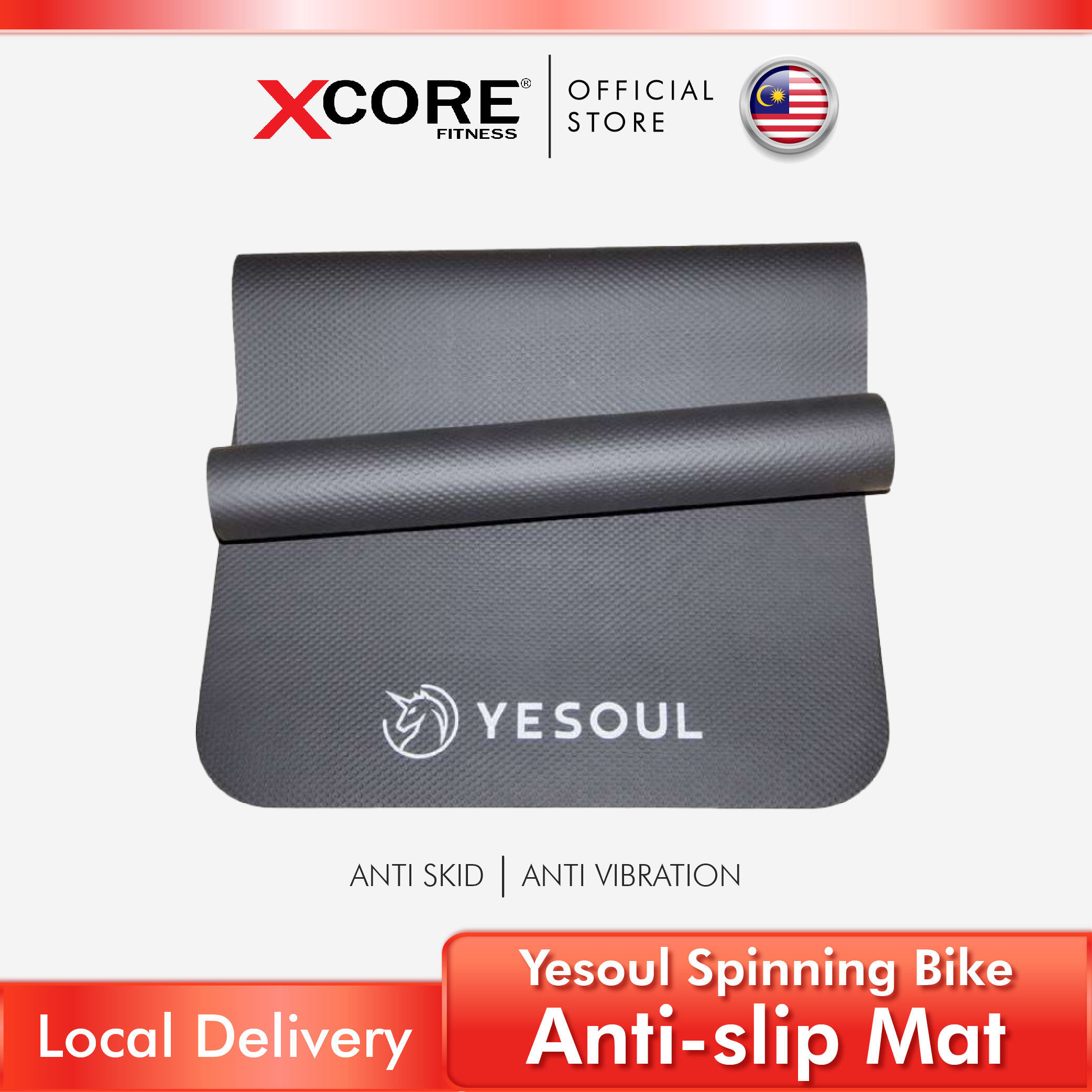 Yesoul Spinning Bike Mat Anti Slip Flooring Mat | Lazada