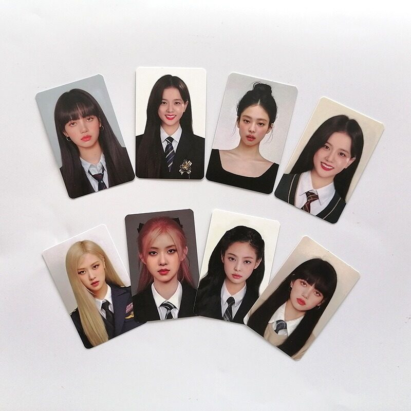 Blackpink ID PhotoCard Jennie Jisoo Lisa Rose Identification Cards 8 Per Set | Lazada