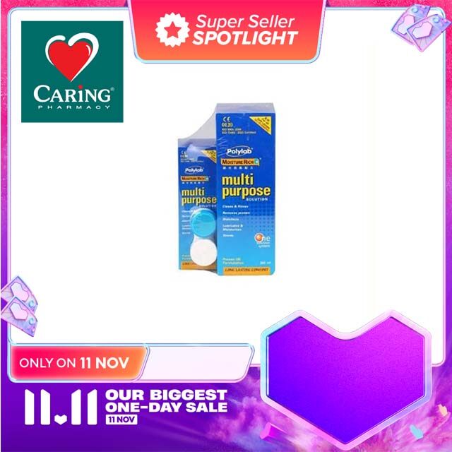 POLYLAB MULTI PURPOSE SOLUTION 360ML+100ML | Lazada