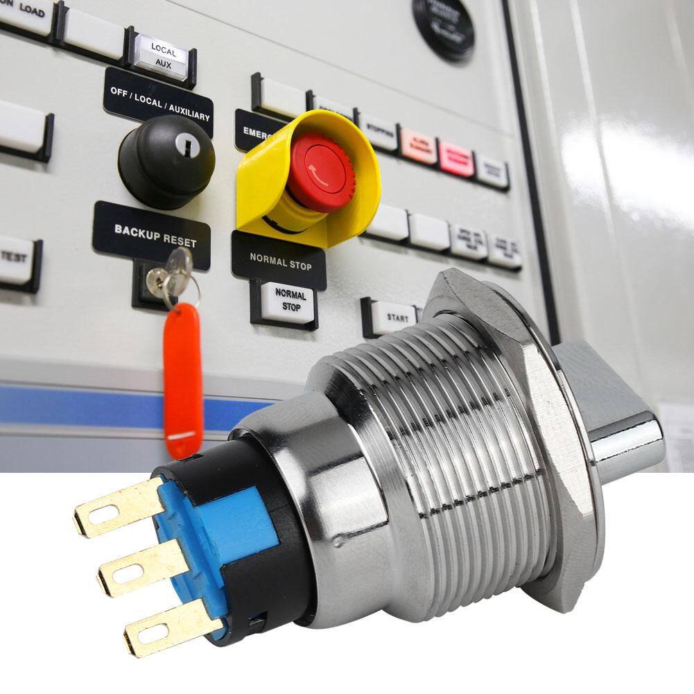 19mm Stainless Steel Rotate Change Over Knob Switch Waterproof IP67 ...