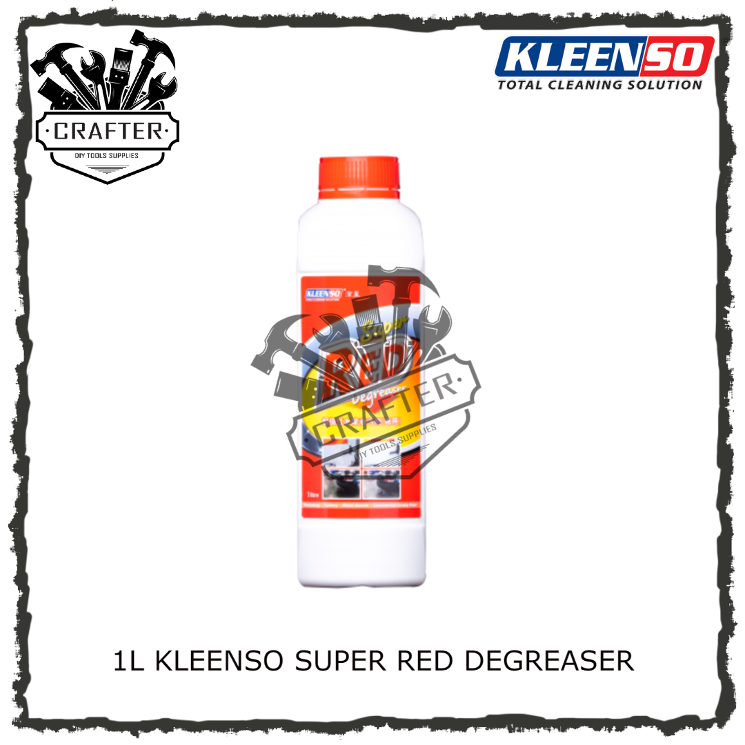 KLEENSO Super Red Degreaser (1L) / Cuci Enjin Bersih Minyak | Lazada