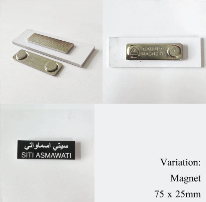 Magnet / Pin School Name Tag Nama Sekolah Tag Nama Guru Tag Nama ...