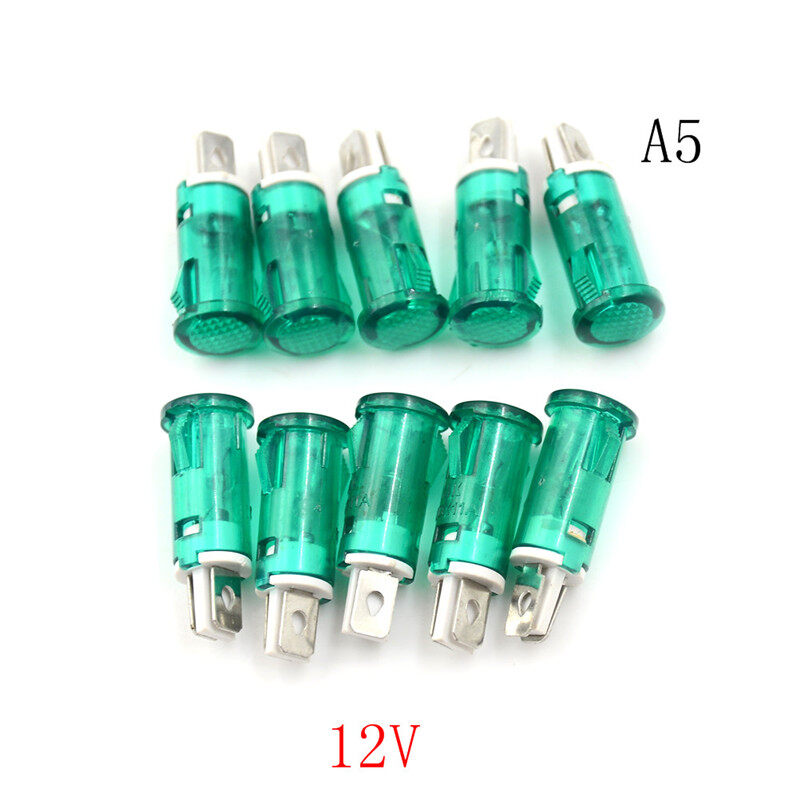 newdv2 10PCS Signal Lamp 10mm Red Green Yellow LED Lamp Indicator Light ...