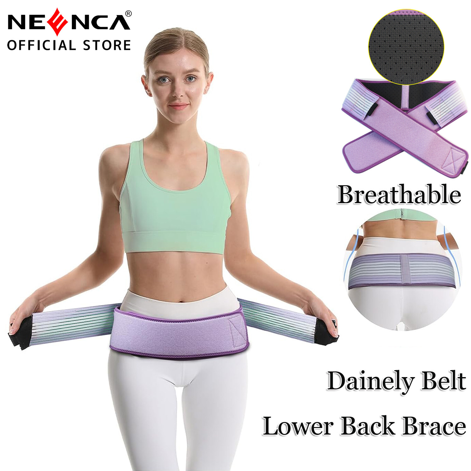 NEENCA Sacroiliac SI Joint Hip Belt - Lower Back Support Brace for Men ...