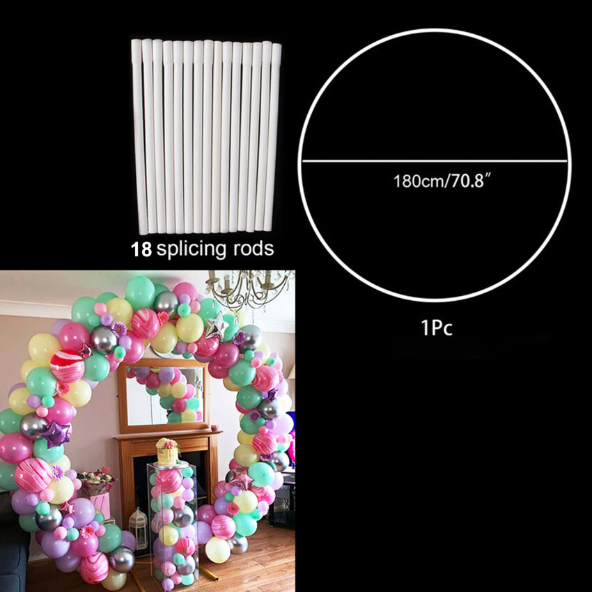【Fast Delivery】Plastic Circle Balloon Stand Holder Round Ring Balloon ...