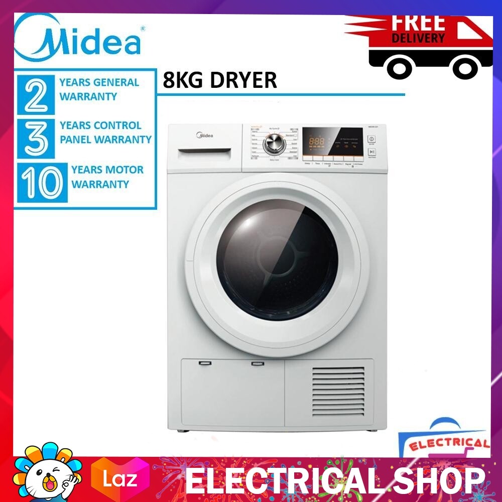 Midea Condenser Dryer 8KG MDC8800 with Electronic Control MD-C8800 ...