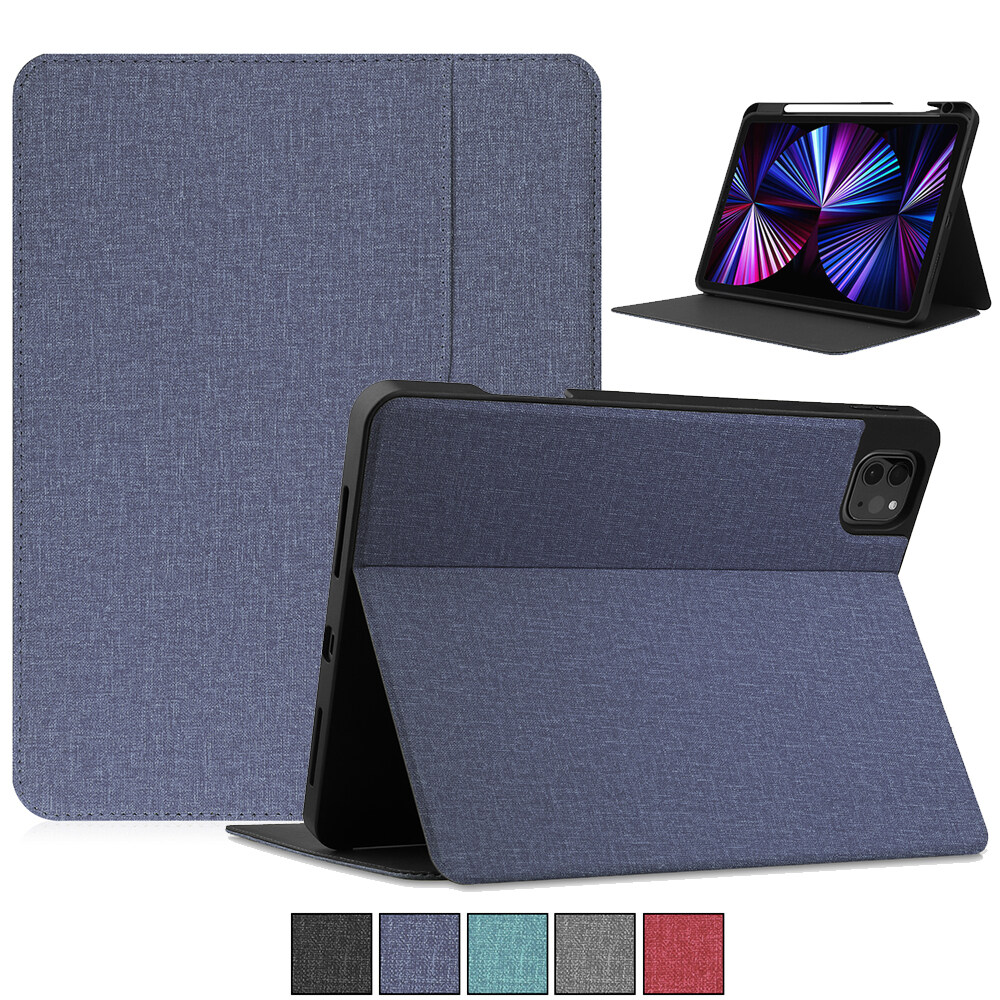 iPad Pro 11 Inch Case 2022/2021/2020 2018 Case with Pencil Holder,Multi ...