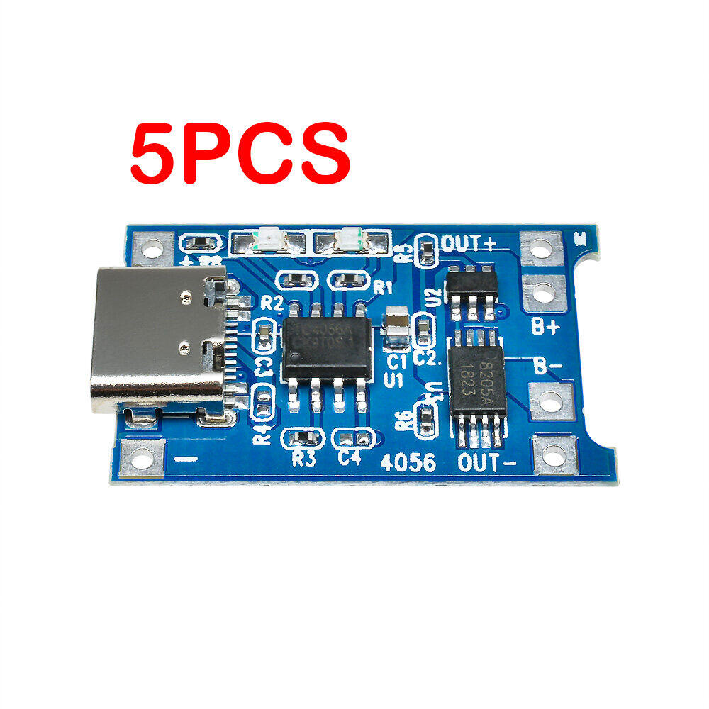 LANGTU 1/5/10Pcs 5V TYPE-C Micro USB 18650 TC4056A BMS Lithium Battery ...