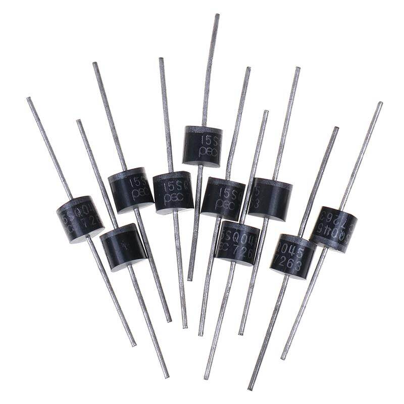 bianzai 10Pcs 15a 45v High Efficiency Axial Rectifier Bypass Blocking ...