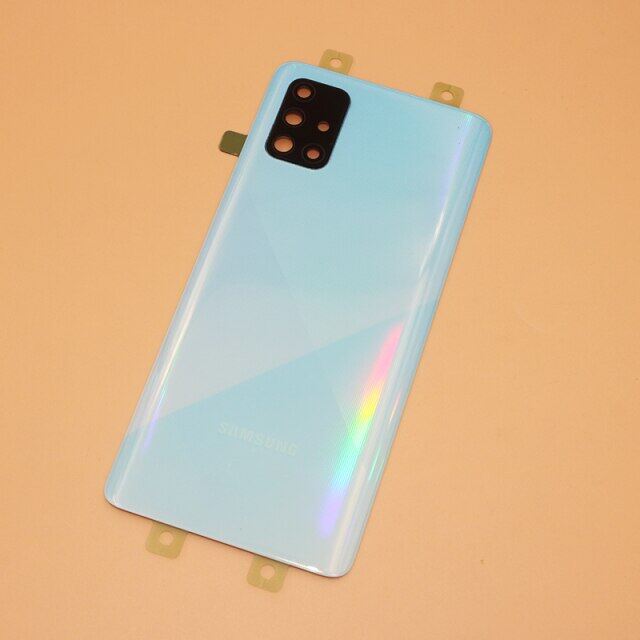 71ฝาหลัง Galaxy A71 5G แผงโทรศัพท์กรณีกรอบฝาปิดแบตเตอรี่ด้านหลังสำหรับ ...