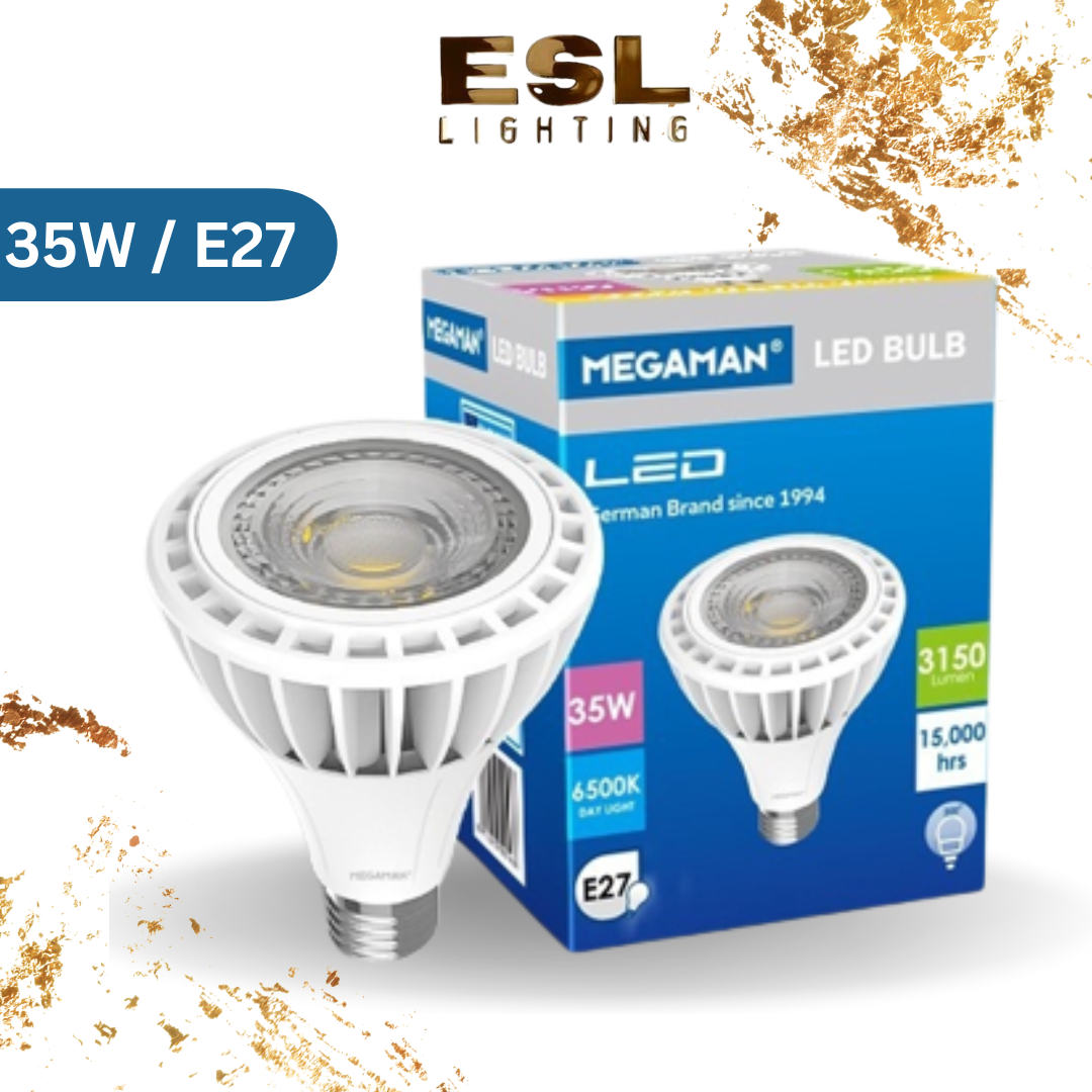 ESL LIGHTING Megaman LED PAR30 E27 Bulb Down Light Replacement Halogen ...