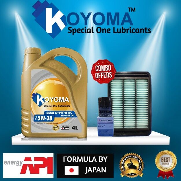 MITSUBISHI LANCER(2007-2017)/PROTON INSPIRA AIR FILTER + OIL FILTER ...