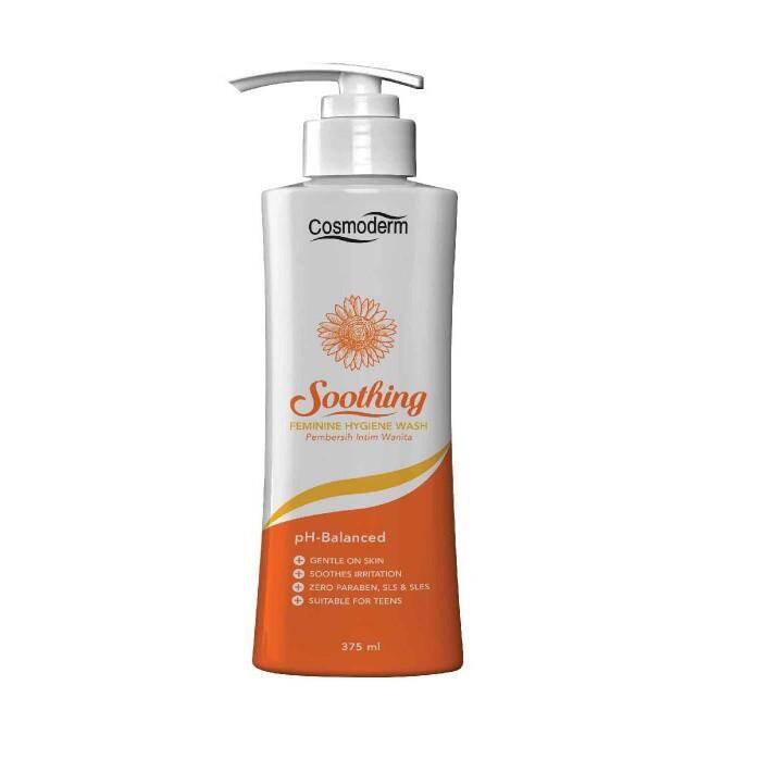 Cosmoderm Soothing Feminine Hygiene Wash (375ml) | Lazada