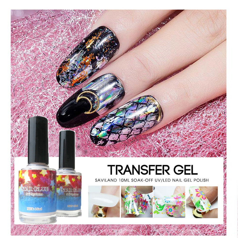 NQSW 16ml ร้อน แฟชั่น เครื่องมือทำเล็บ ความงามของผู้หญิง สติ๊กเกอร์ติด ...