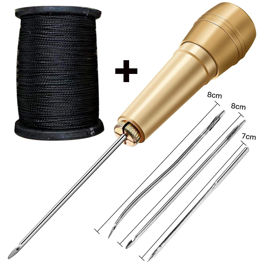 Detachable Sewing Shoe Repair Tool Awl Leather Craft Kit DIY Canvas ...