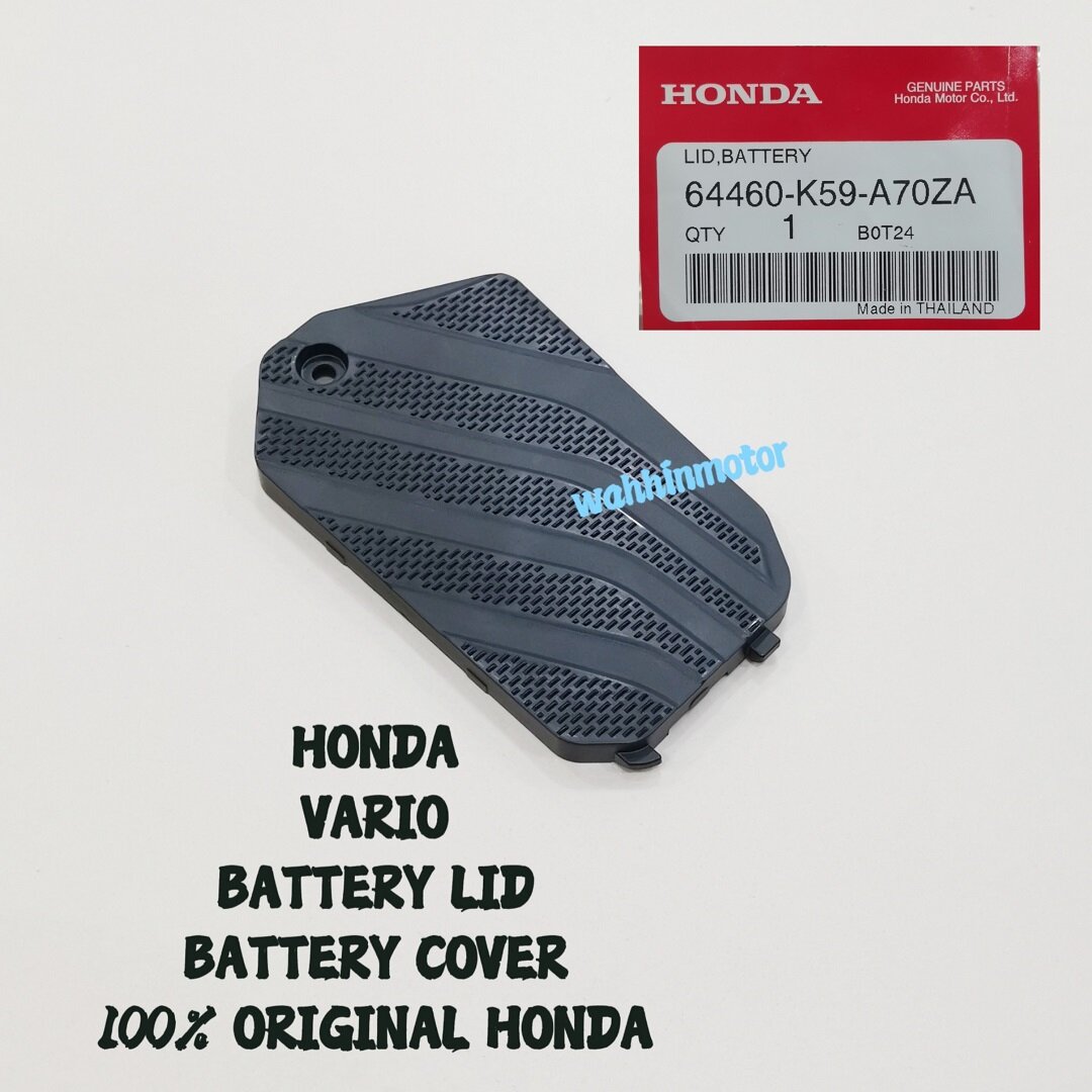 100% ORIGINAL HONDA VARIO 150 VARIO150 BATTERY LID COVER PENUTUP BATERI ...