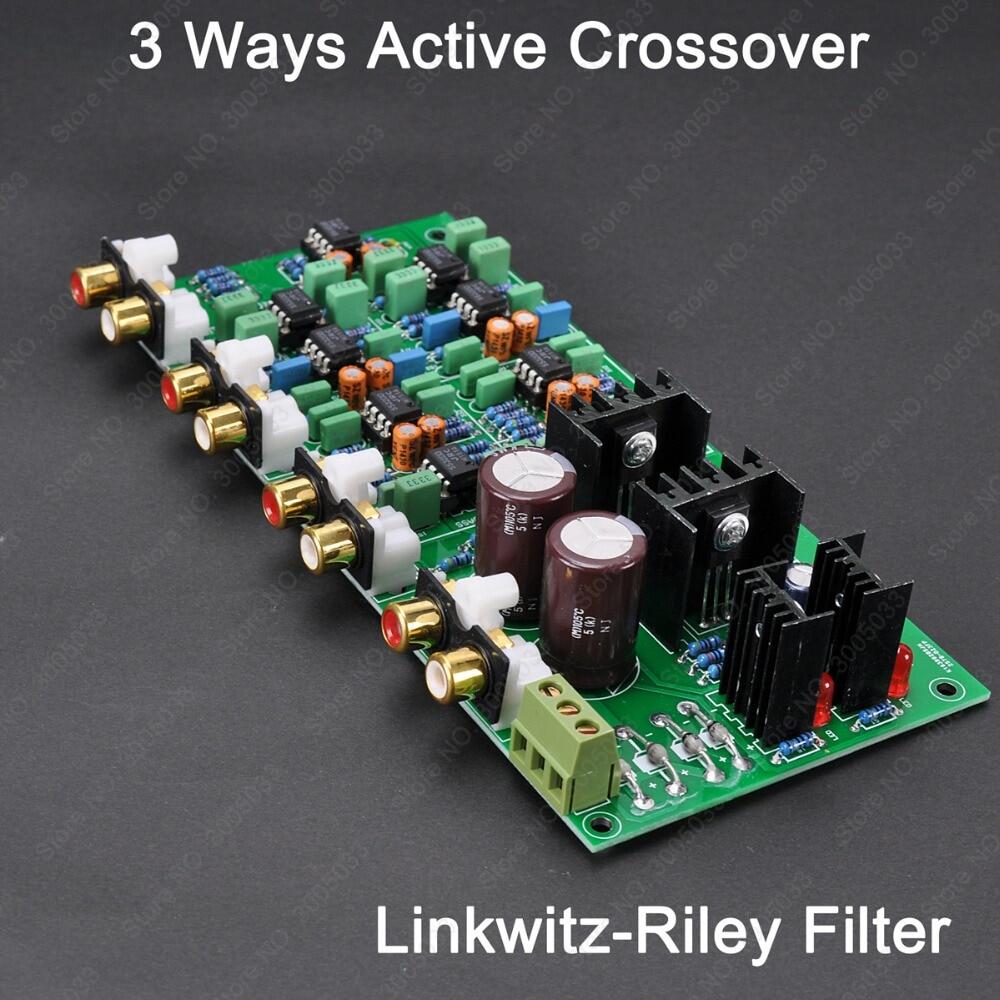 3 Ways -24Db/Oct Crossover Linkwitz-Riley XOVER Active Electrical ...
