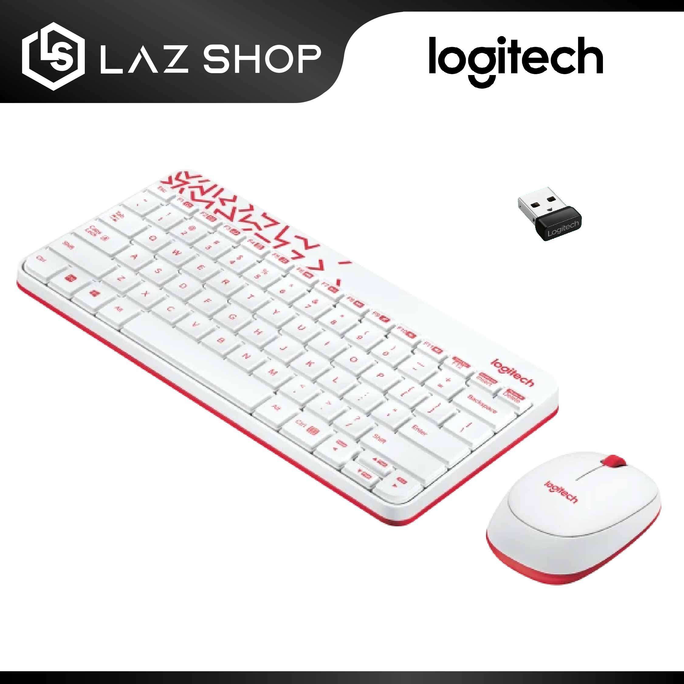Logitech Wireless Keyboard Mouse Combo MK240 Nano | Black/Chartreuse ...