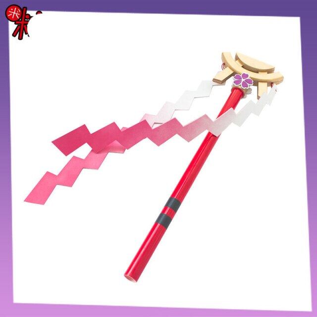 Genshin Impact Yae Miko Kagura's Verity&Blessed Wand Full Set Cosplay ...