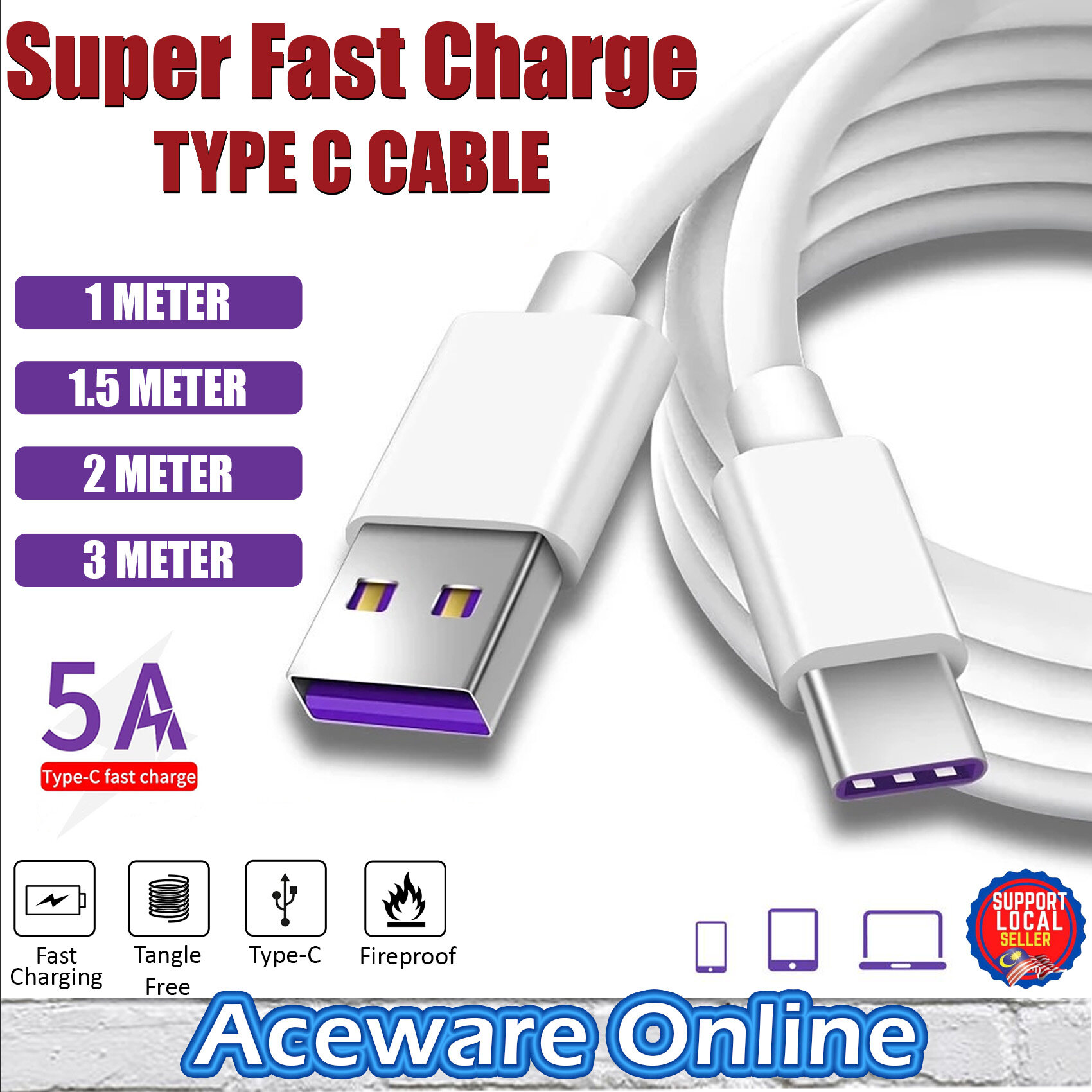 Cable Type C Fast Charging Usb Type C Fast Charging 5a Fast Charging ...