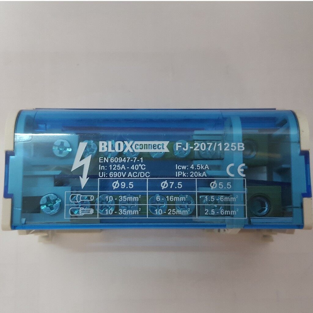 BLOX 2poles distribution block connect terminal block bipolar | Lazada