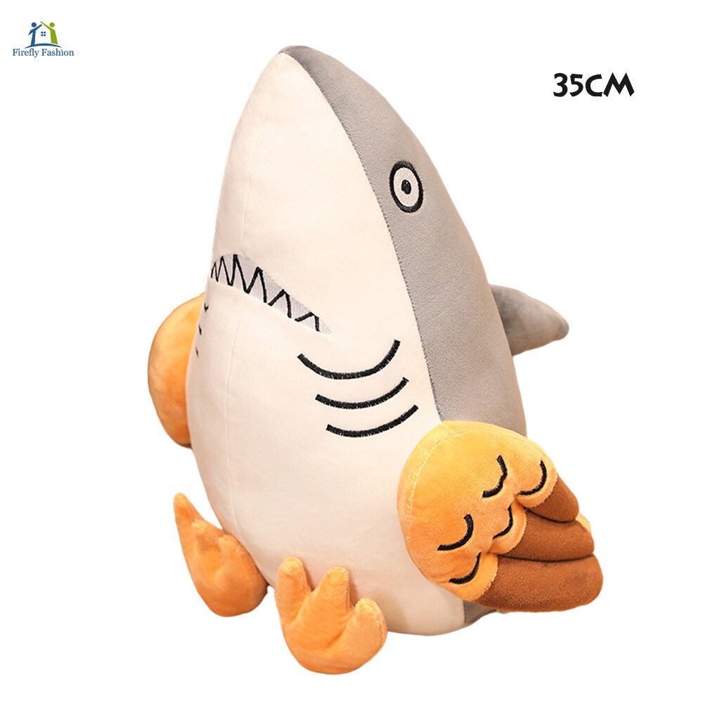 Creative Shark Series Plush Toy Funny Shark Carving Shark Pen Stuffed ...