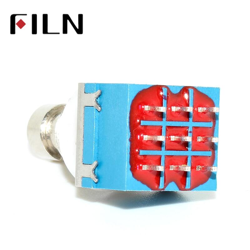 คุณภาพดี3PDT 9-PIN PCB Guitar Effects Stomp Switch Pedal Box Foot ...