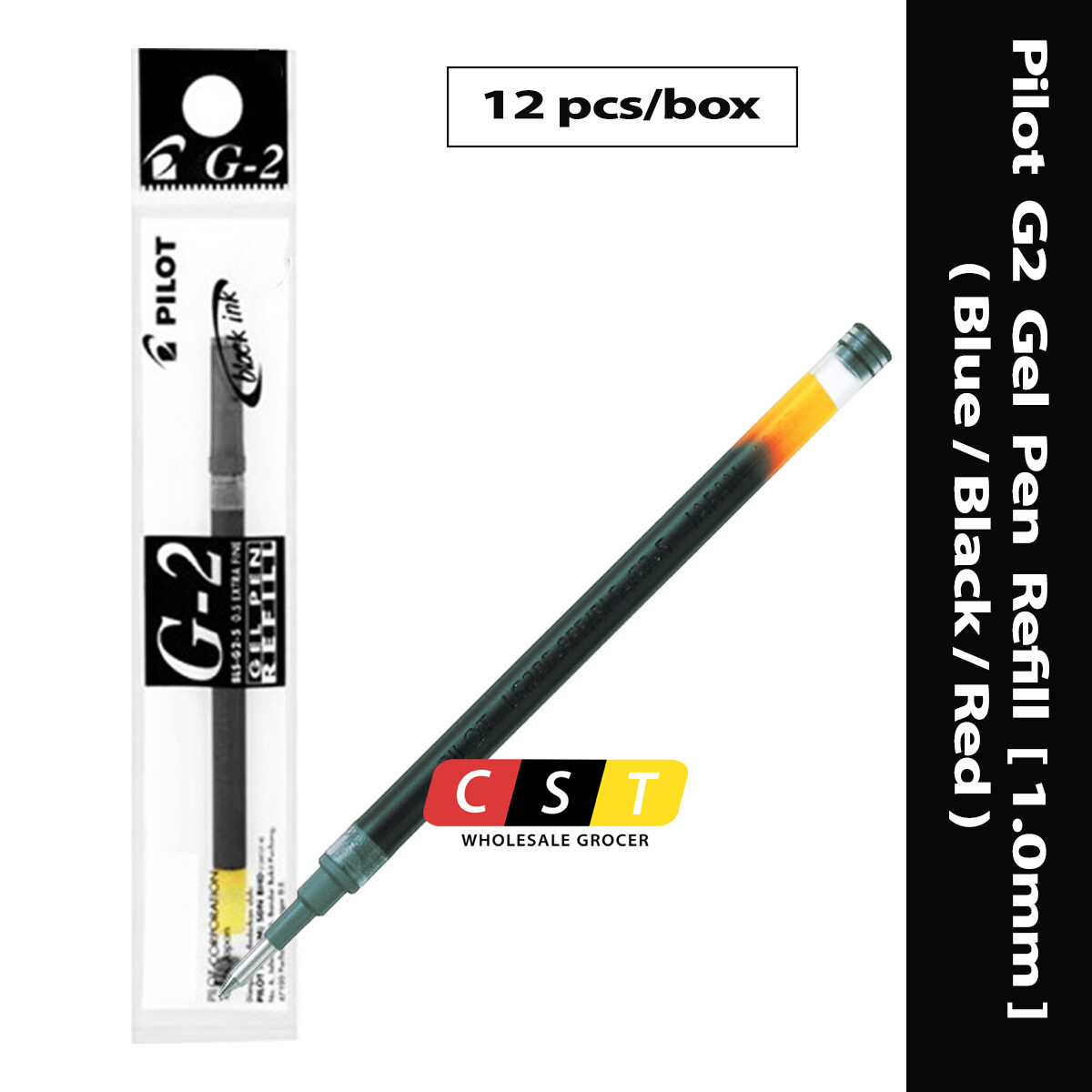 [12 Units] Pilot Refill For G2 Gel Pen (Refill) [1.0mm] | Lazada