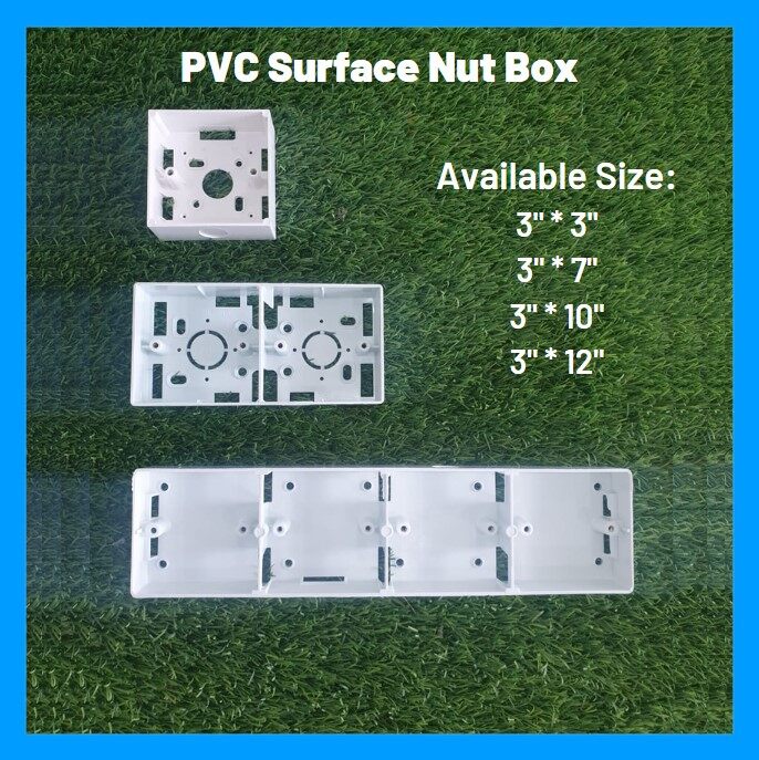 PVC Surface Nut Box/Electrical Box/Switch Base/Switch Socket Box 3x3 ...