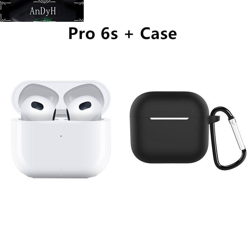 AnDyH Pro6s Bluetooth Headphones TWS Wireless Headphones Stereo Subwoofer Headphones Touch ...