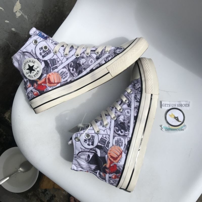 Converse SNEAKERS Shoes ALL STAR1 Characters ONE PIECE LUFFYOX 70S ...