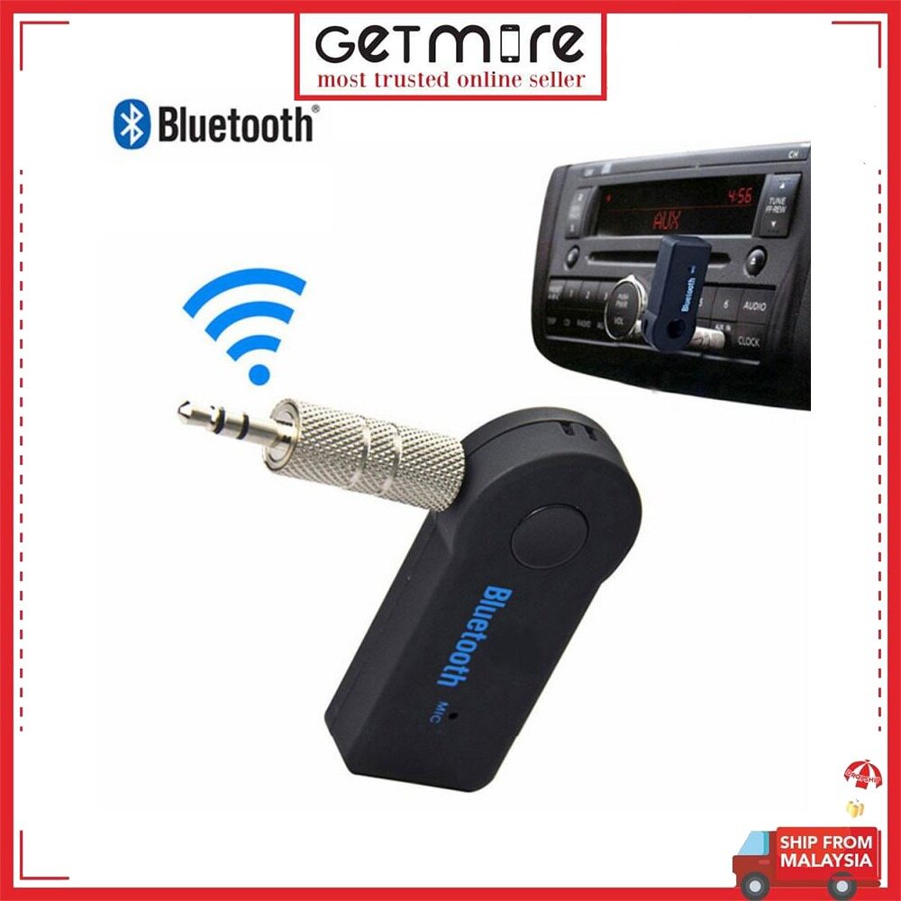 CAR AUX Wireless Receiver Bluetooth Adapter USB Mini Stereo Audio Music ...