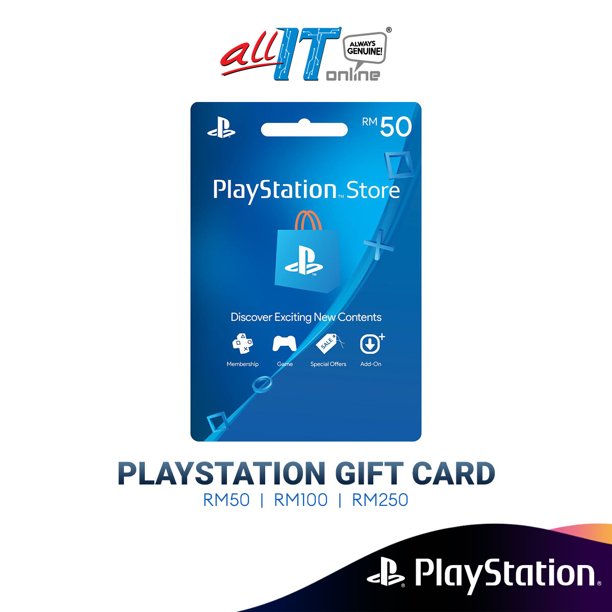 Physical playstation gift card store